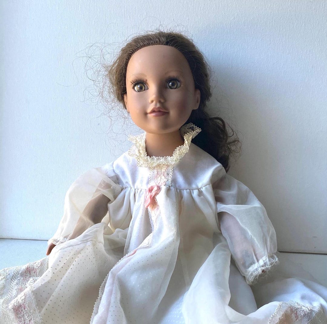 Brunette Brown Eyed Native American or Hispanic Soft Body Doll - Head ...