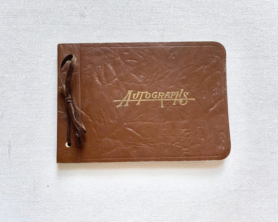 1946 Young Girl’s Autograph Book - Signed by Friends - Some Cute and ...