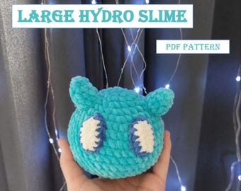 Hydro Slime Crochet Pattern — Genshin Impact Inspired PDF Tutorial ...