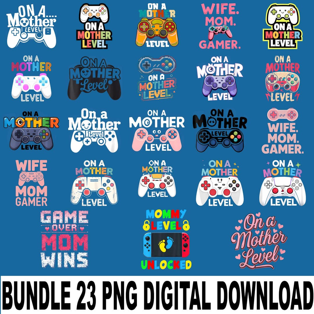 Leveled up Mom Png, Gamer Png, Mom Level Unlocked, Gamer Mom Png ...