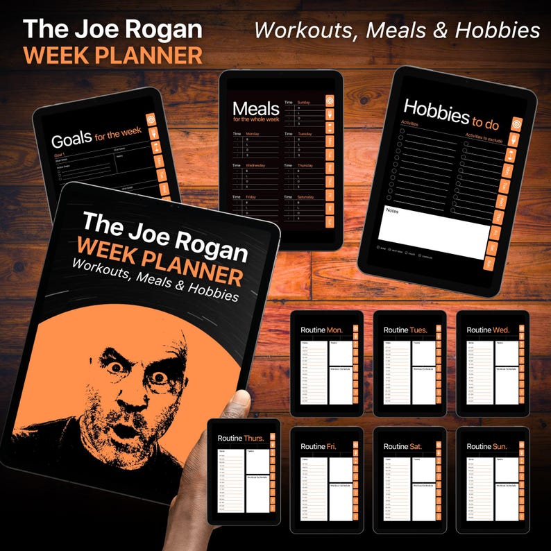 The Joe Rogan Week Planner - Etsy