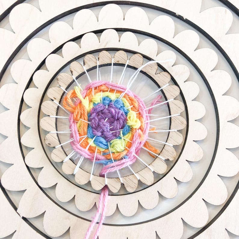 Circular Weaving Loom Kit: Mini Looms for Wall Hangings - Etsy