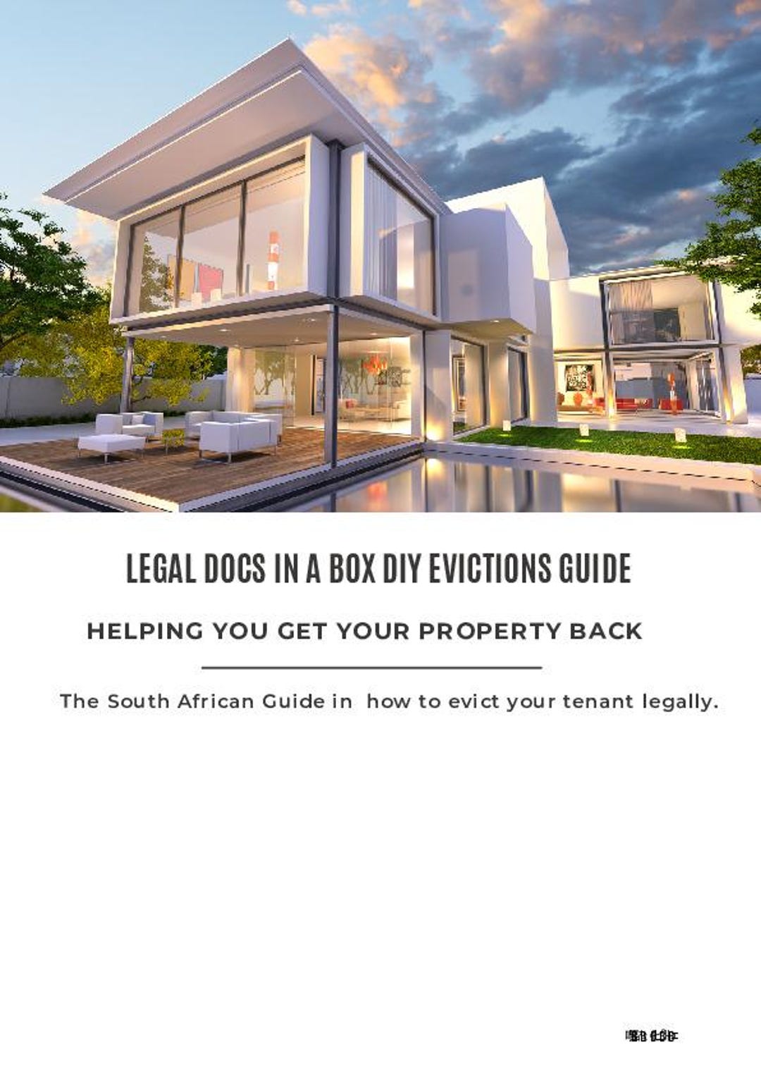 Legal Docs in A Box DIY Eviction for South Africa - Etsy