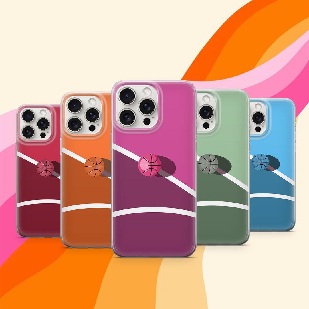 Colorful Basketball Phone Case Ball Sport Cover Competition Hooper ...