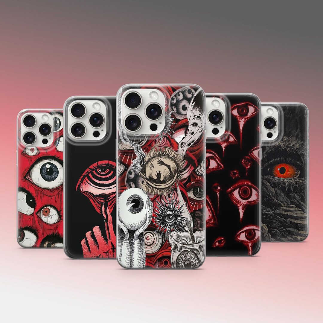 Creepy Eyes Phone Case Horror Gothic Cover Dark Grunge Cover iPhone 11 ...