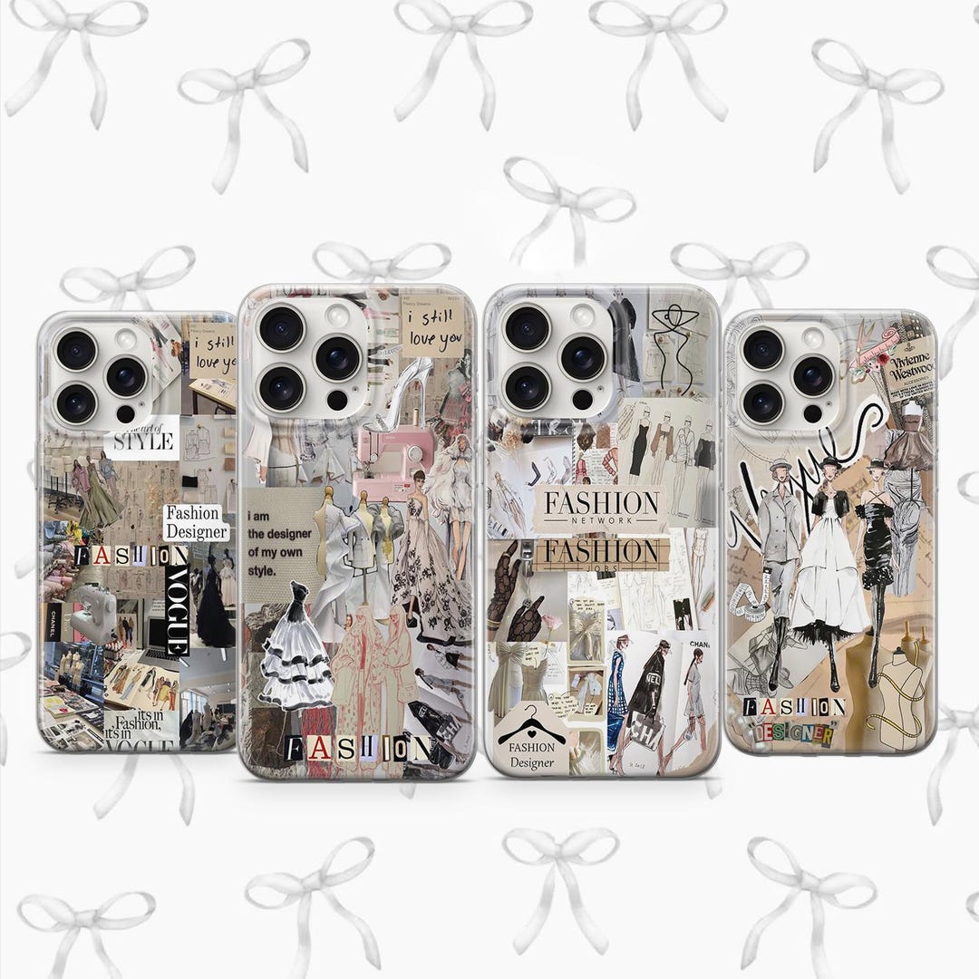 Fashion Designer Phone Case Stylist Tailor Cover Needlecraft Sewing ...