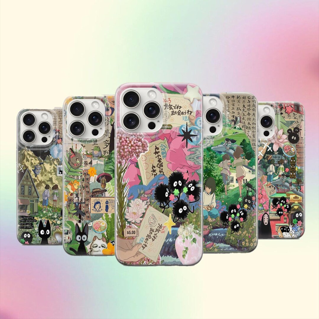 Japanese Aesthetic Mood Board Phone Case Anime Japan Dust Bunnies Soot ...