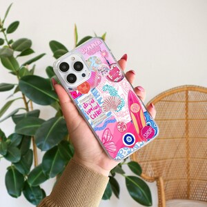 Pink Coquette Summer Beach Phone Case Miami Holiday Cover Preppy ...
