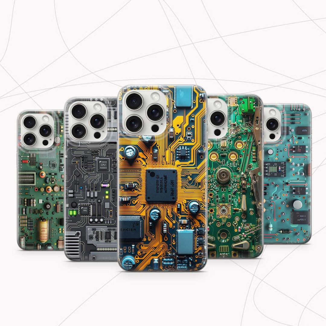 Circuit Board Phone Case Electrical Chip Hardware Cover Motherboard ...
