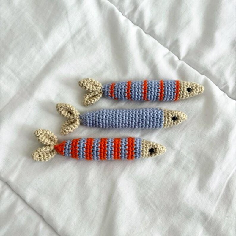 CROCHET Sardine Amigurumi Pattern PDF Beginner-friendly Sardines ...