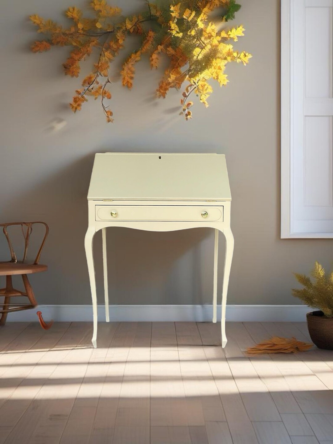 Sold Refinished Vintage Secretary Desk - Etsy