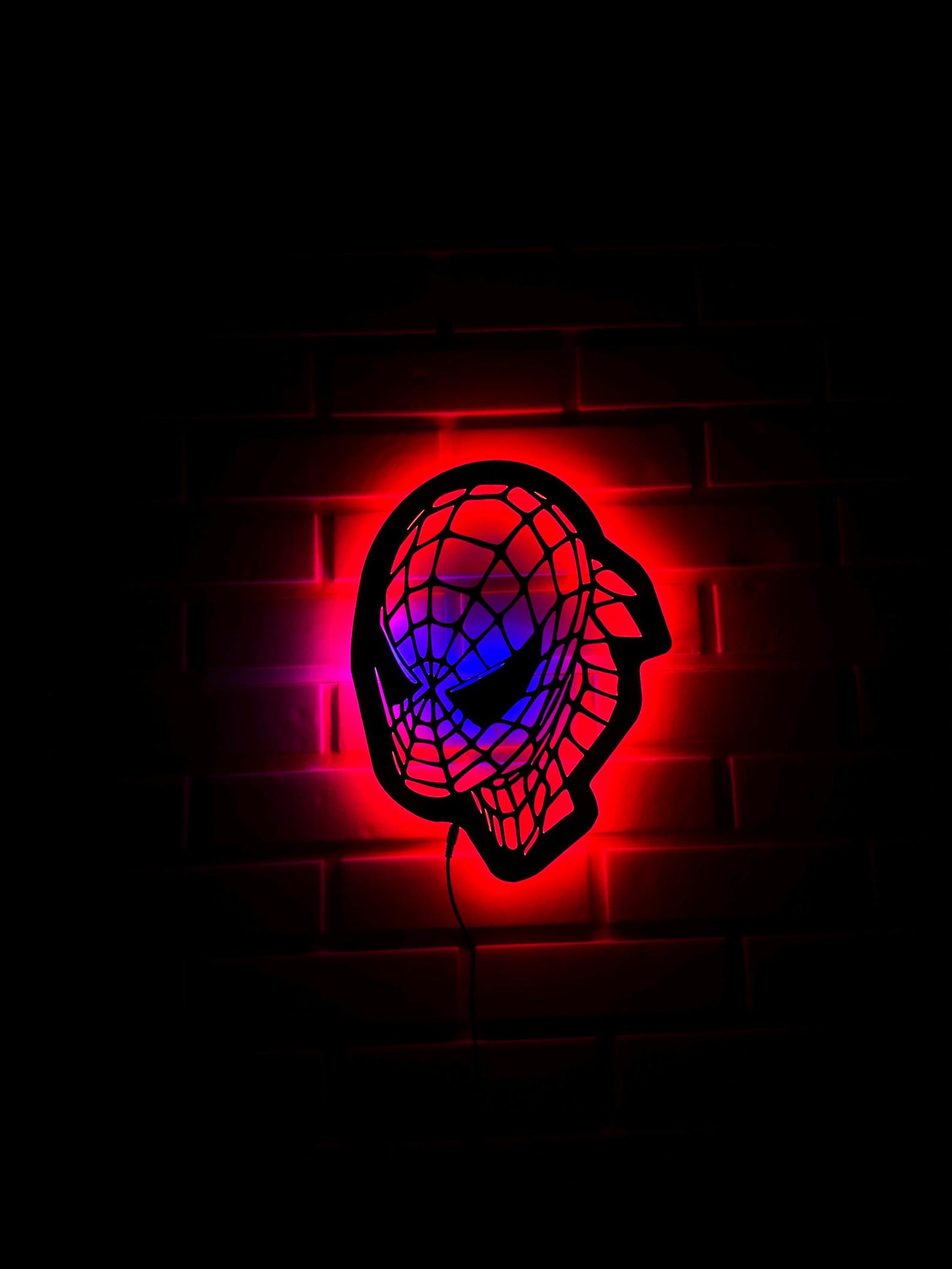 Spiderman Led Sign, Spiderman Wall Art, Spiderman Wall Sign, Spiderman ...