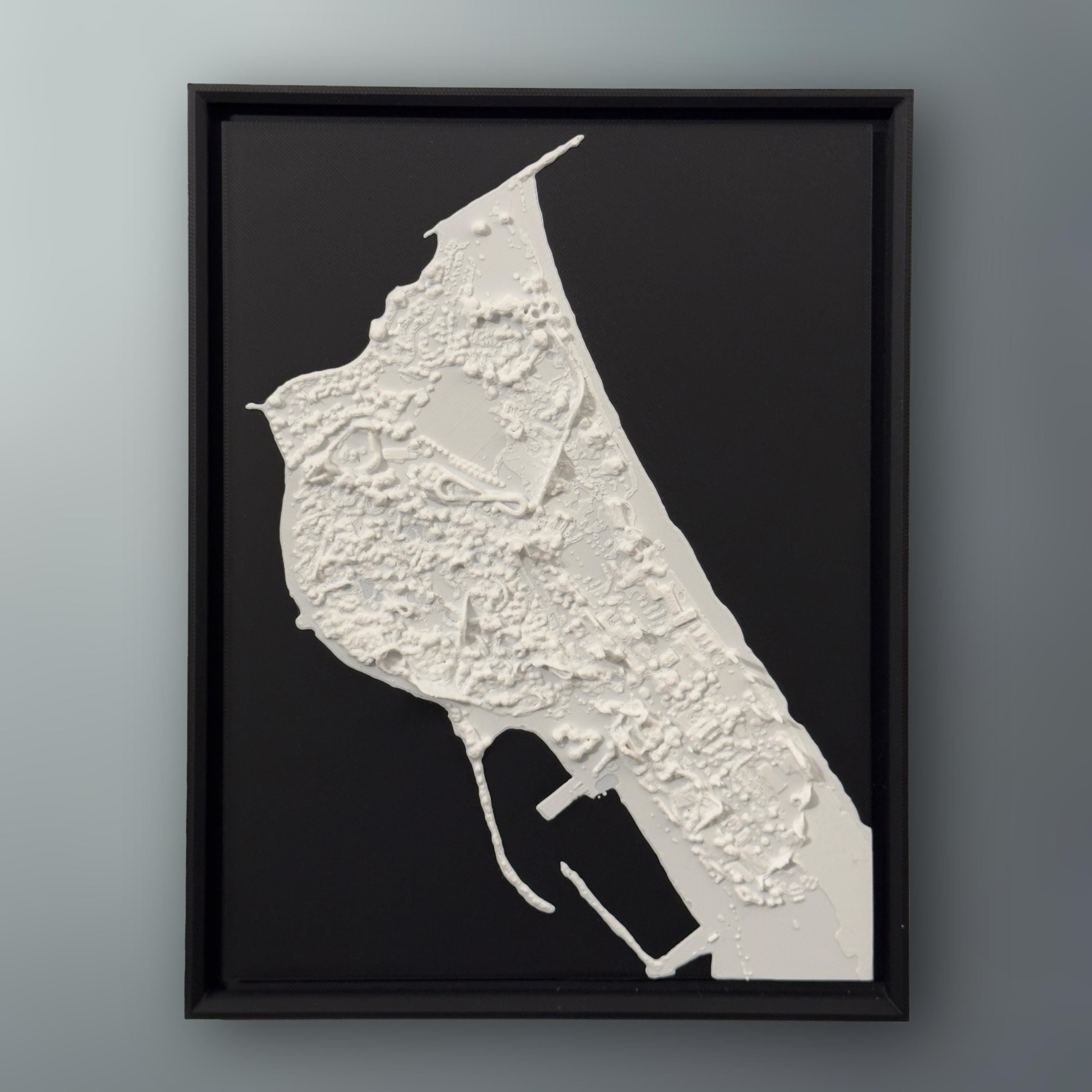 Cedar Point - 3D Wall Map - Etsy