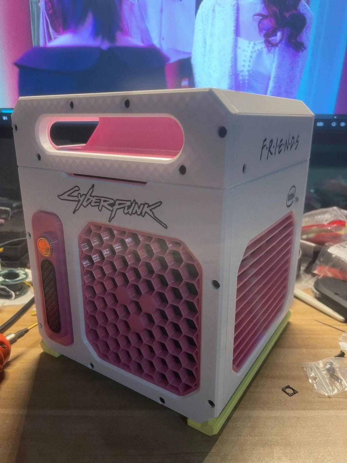 Gaxbox As2 Mini-itx Computer Case White Itx Case Custom PC Case 3D ...