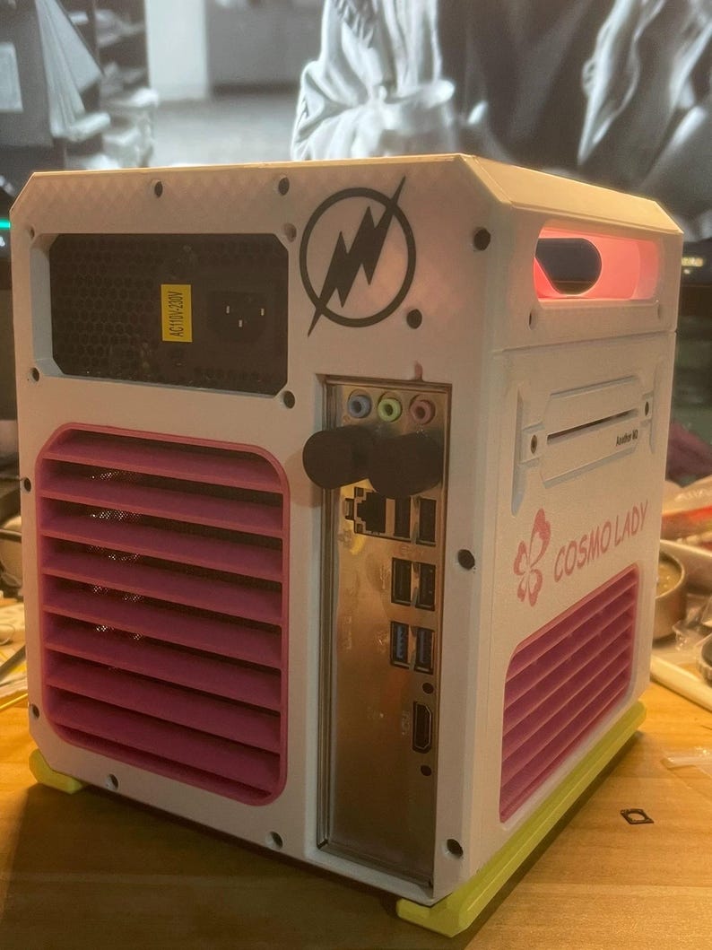 Gaxbox As2 Mini-itx Computer Case White Itx Case Custom PC Case 3D ...