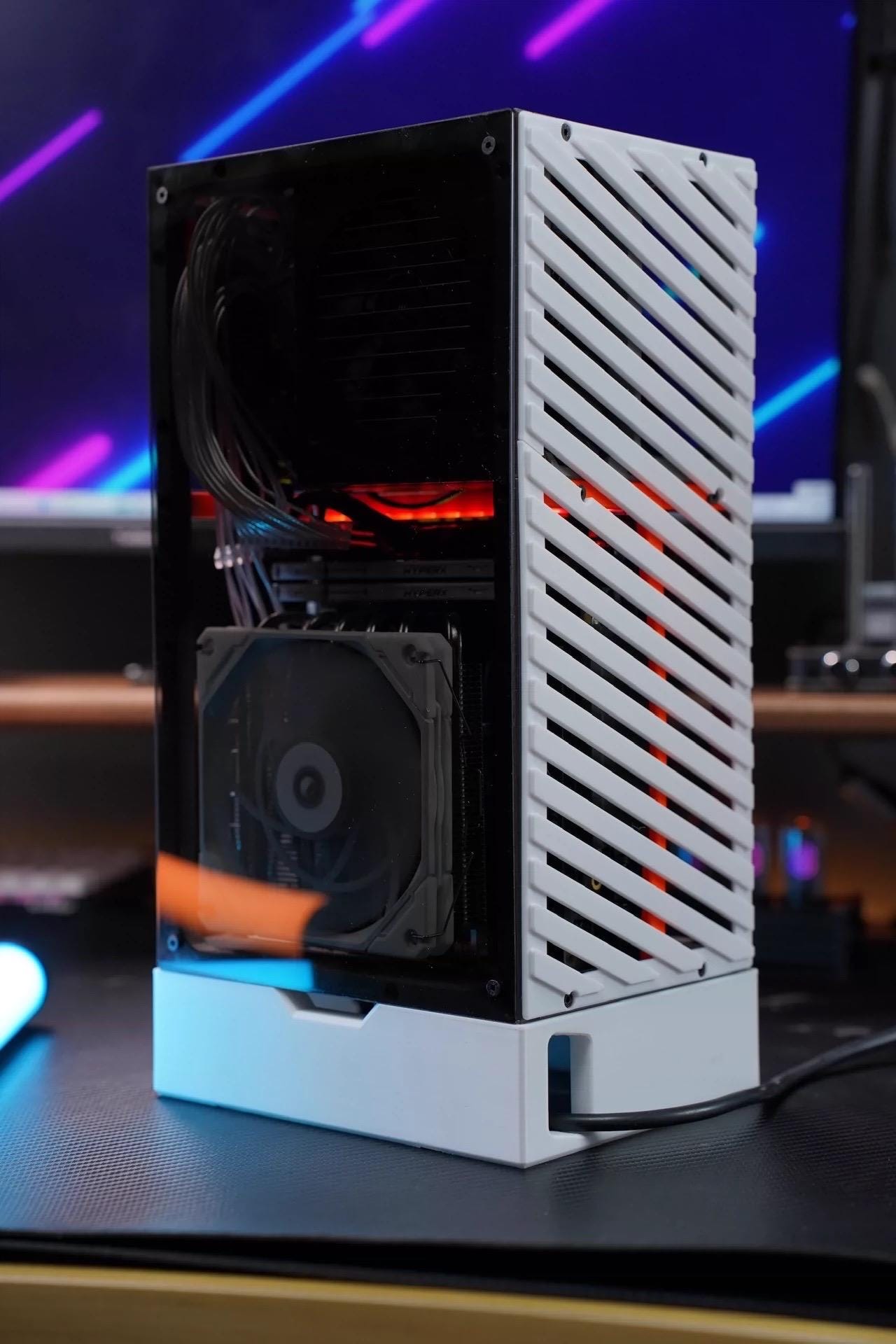 Gaxbox As10 Mini-itx Computer Case White Itx Case Custom PC Case 3D ...