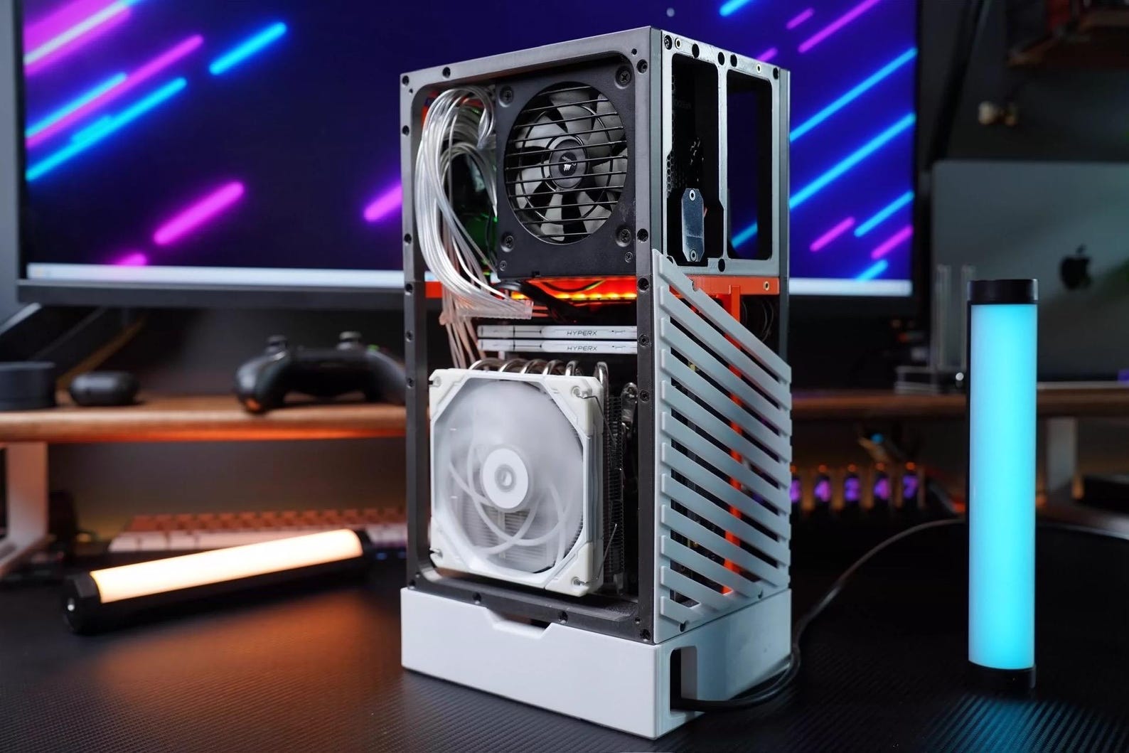 Gaxbox As10 Mini-itx Computer Case White Itx Case Custom PC Case 3D ...