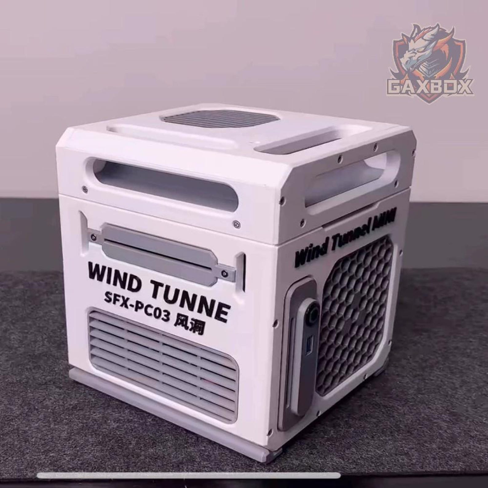 Gaxbox As2 Mini-itx Computer Case White Itx Case Custom PC Case 3D ...