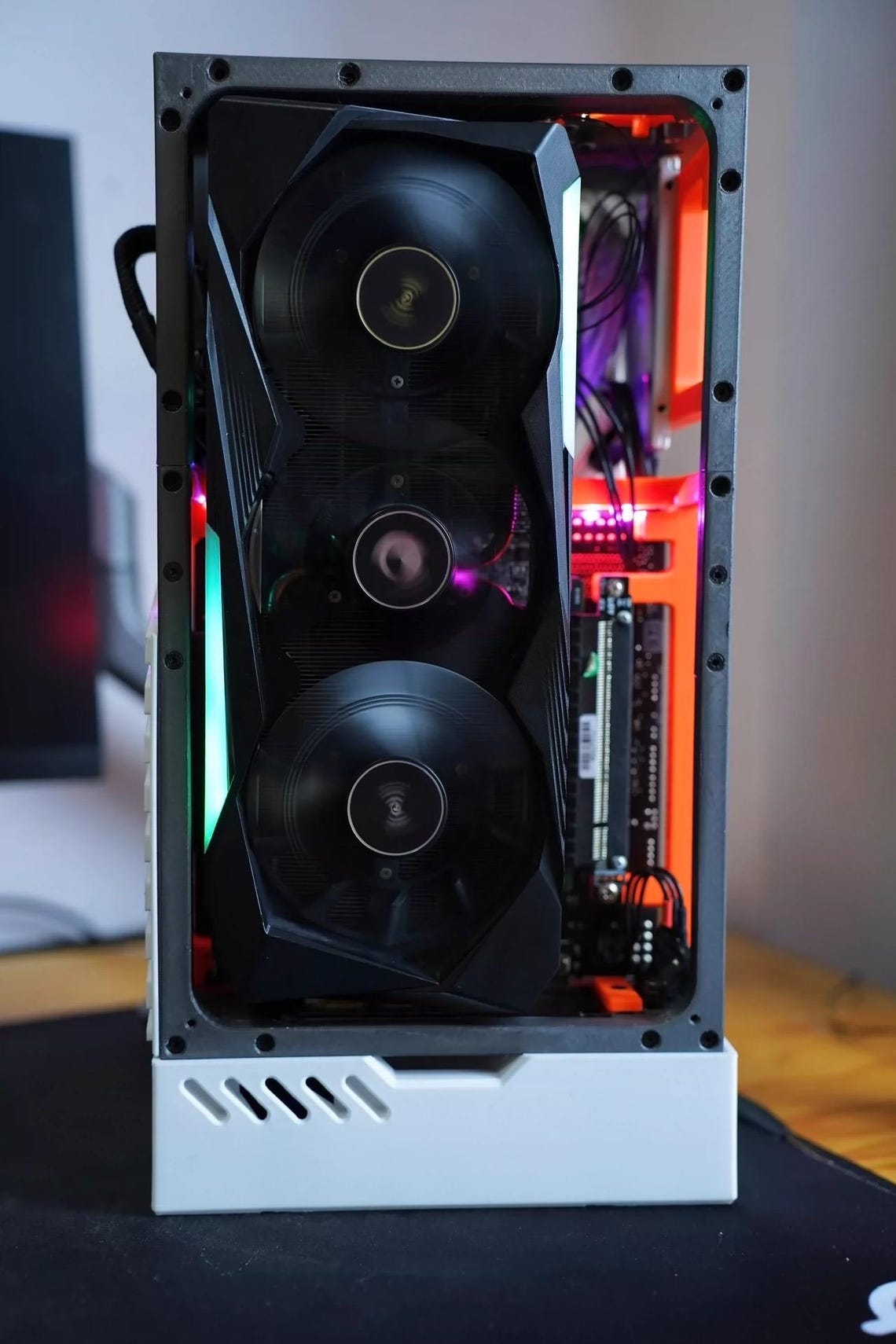 Gaxbox As10 Mini-itx Computer Case White Itx Case Custom PC Case 3D ...