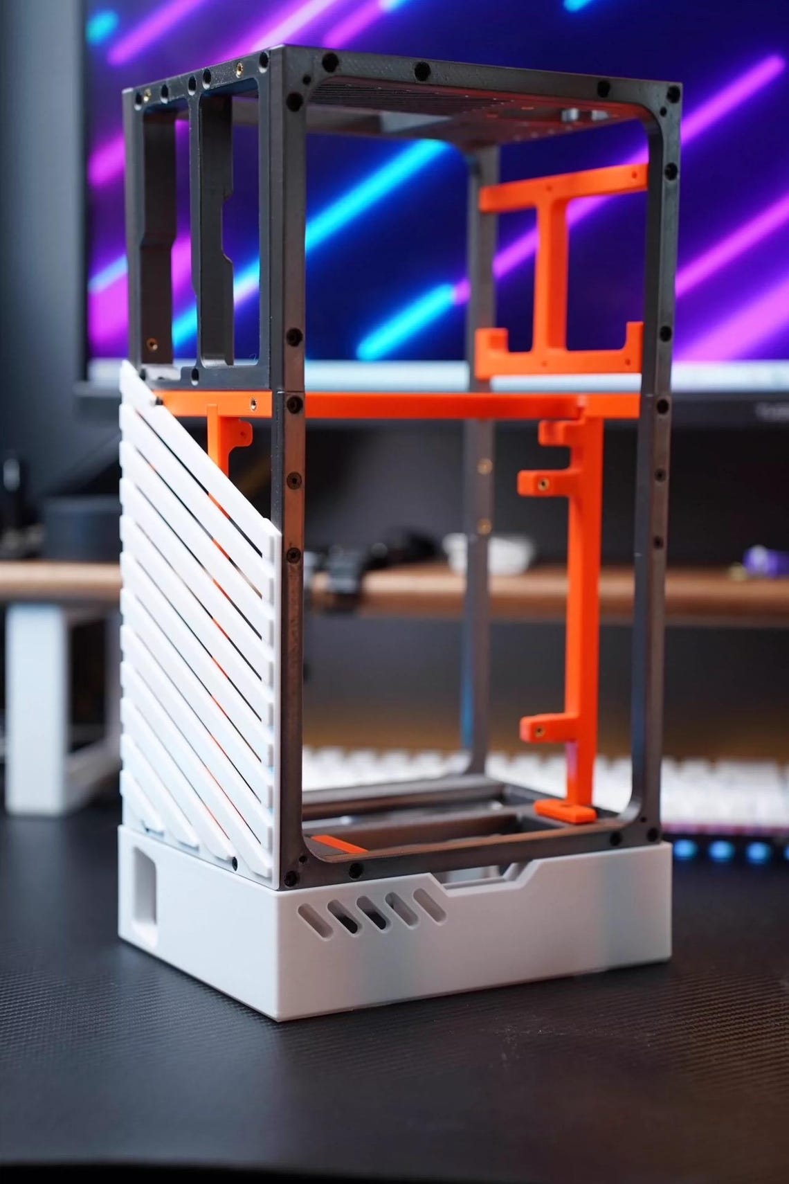 Gaxbox As10 Mini-itx Computer Case White Itx Case Custom PC Case 3D ...