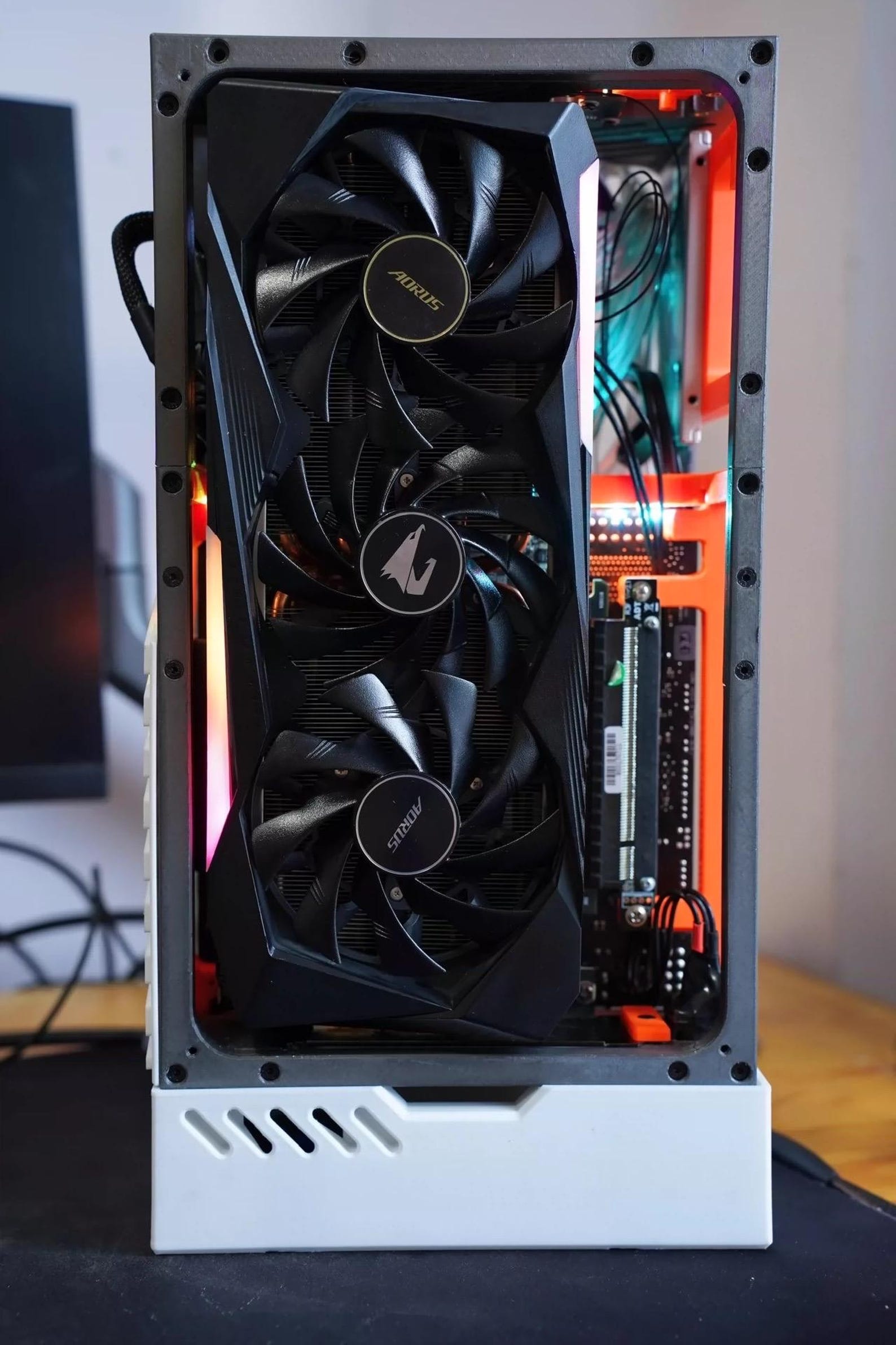 Gaxbox As10 Mini-itx Computer Case White Itx Case Custom PC Case 3D ...