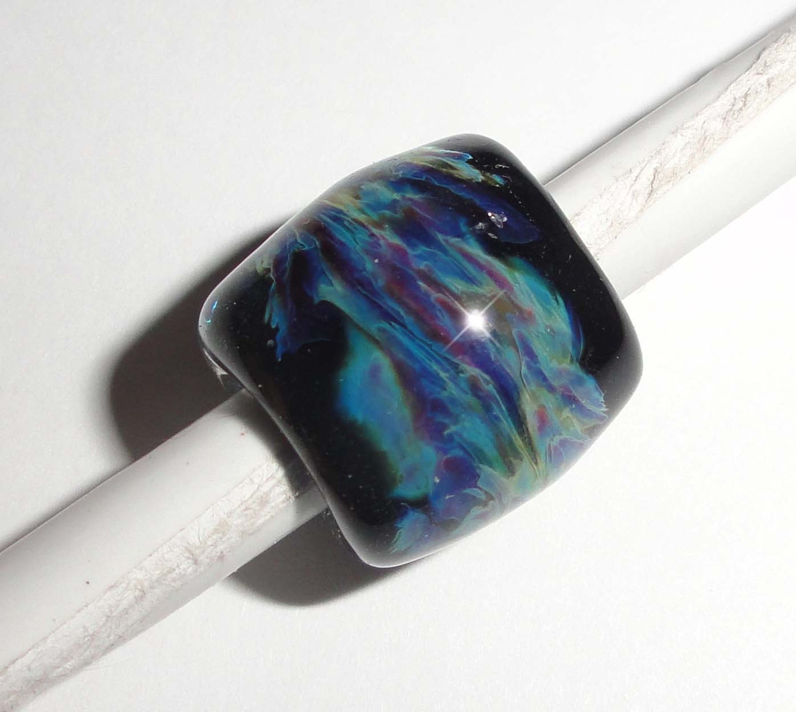 Dreaded Storm.. Handmade Lampwork Glass Beads Dreadlock Dread - Etsy