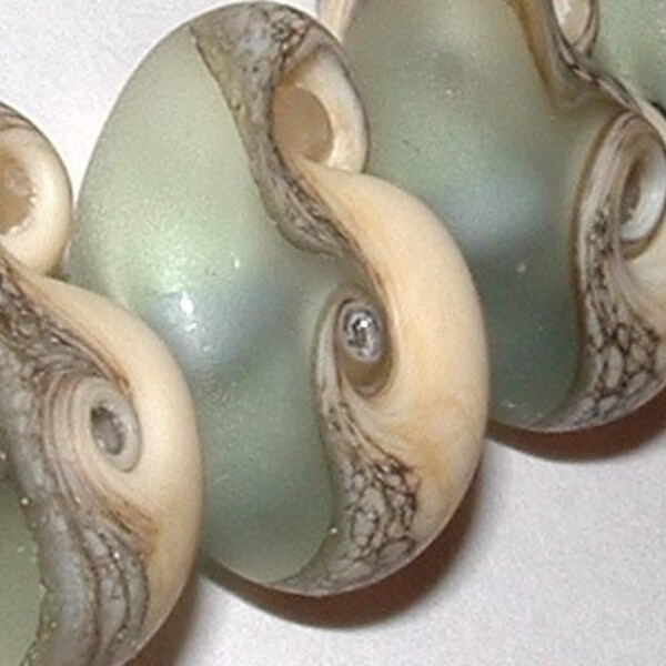 Lampwork Shell Beads - Etsy