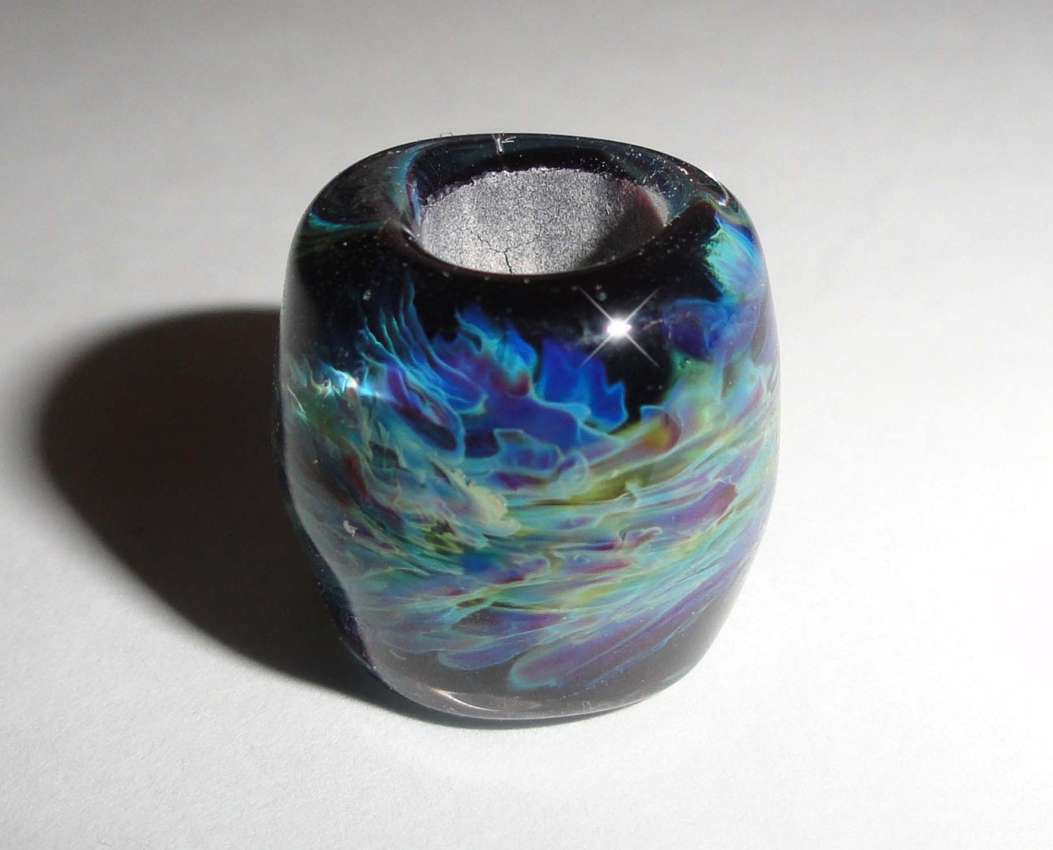 Dreaded Storm.. Handmade Lampwork Glass Beads Dreadlock Dread - Etsy