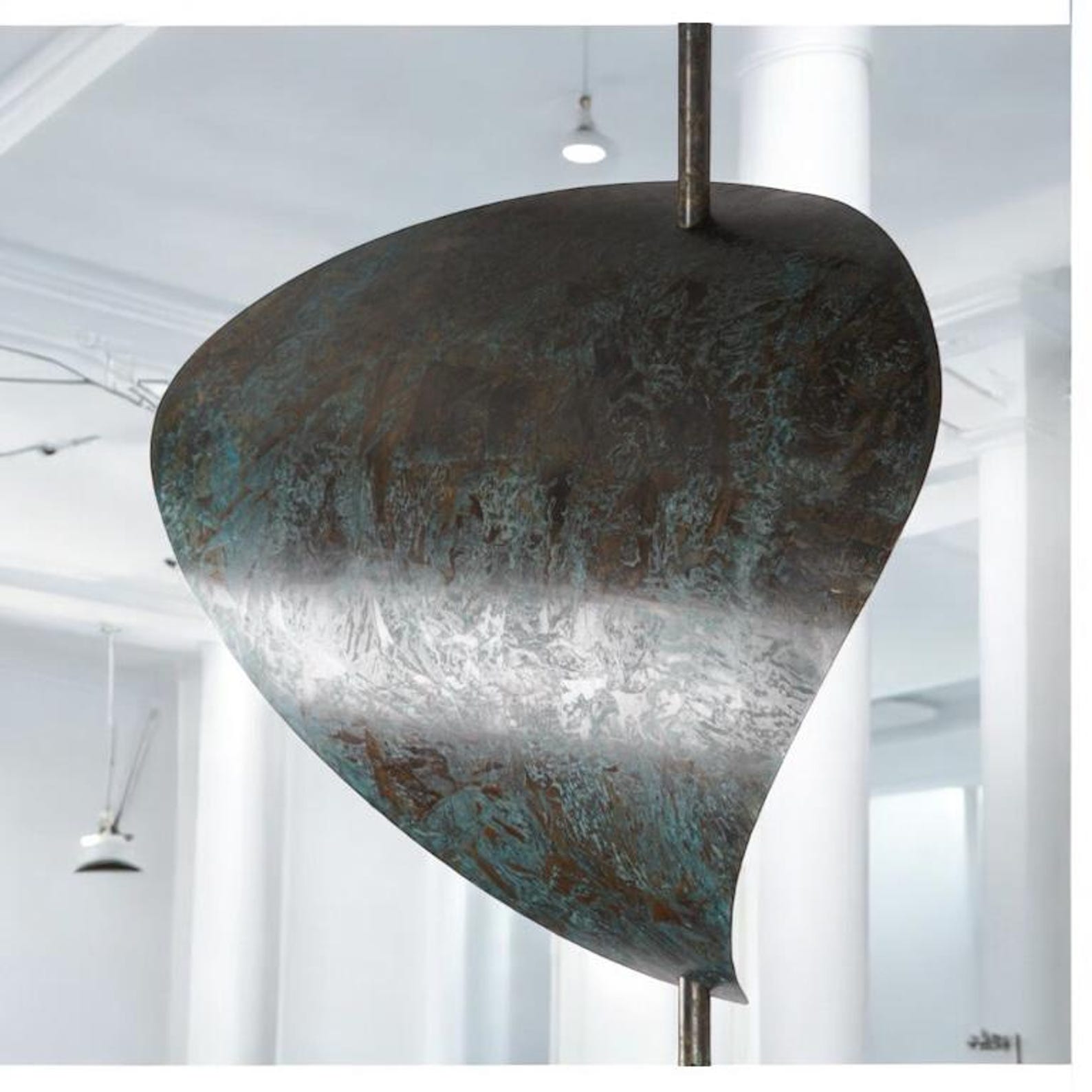 Modern Industrial Abstract Pendant Light – Sculptural Ceiling Fixture ...