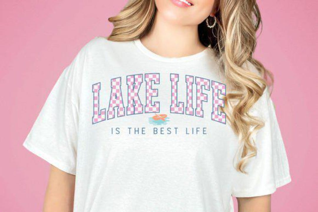 Digital File Summer Lake Life Retro , Png Lake Life Summer File,retro ...
