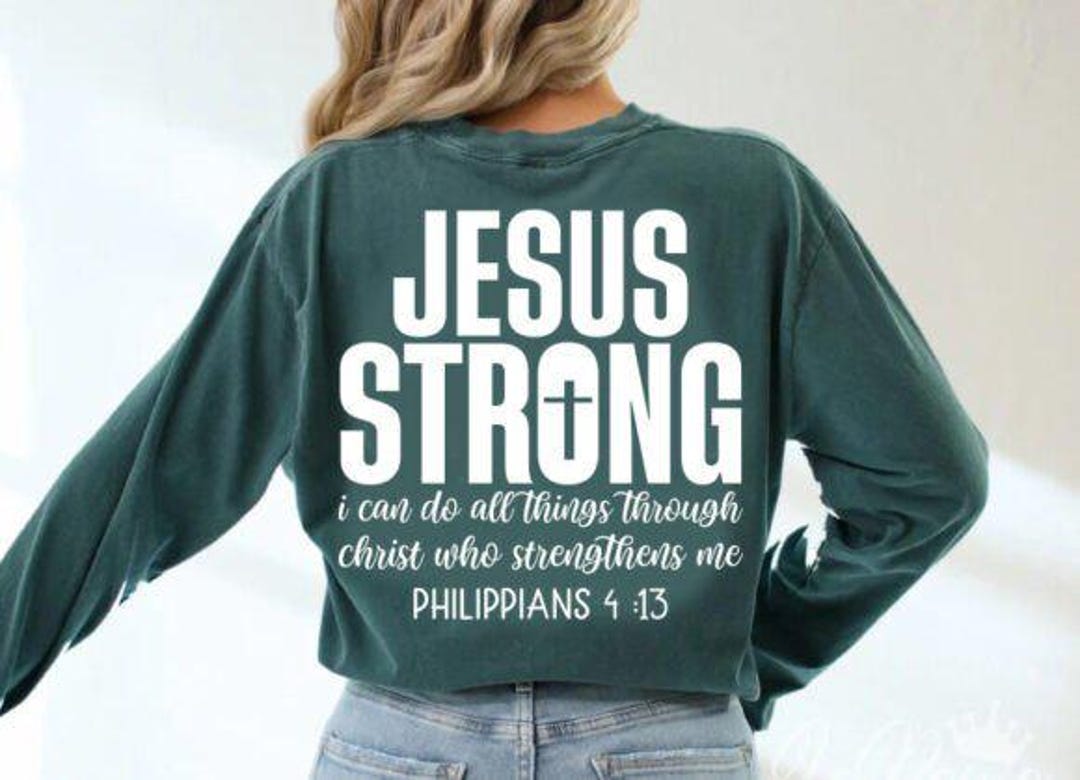 Jesus Strong Png Digital File, Png Files for Jesus Strong , Jesus ...