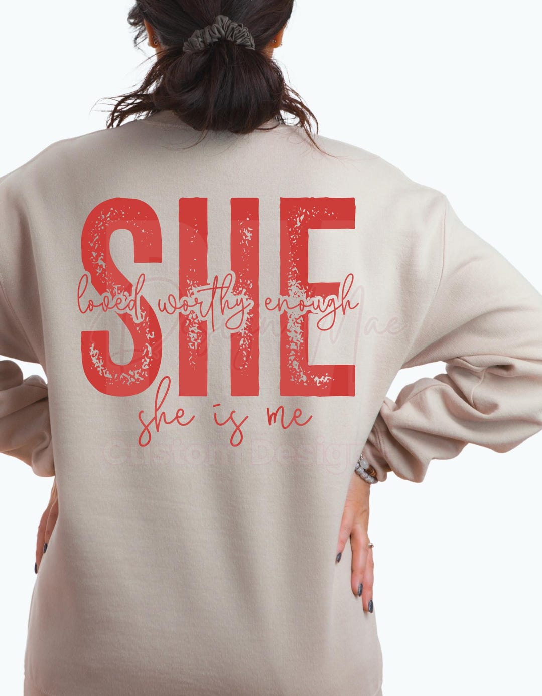 Digital File She Design, Png She is Png File,she is Worthy for Tshirts ...