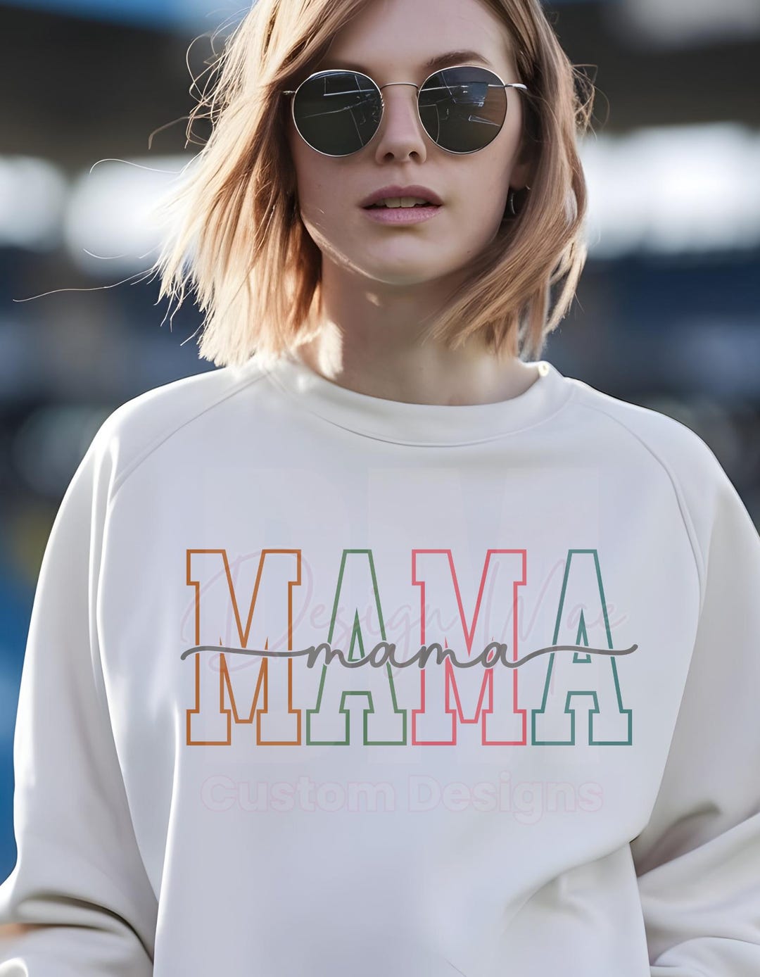 Colorful Mama Png Digital File, Png Files Color Mama, Colorful Mama Png ...
