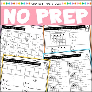 Addition and Subtraction Within 100 Worksheets Math Compensation ...
