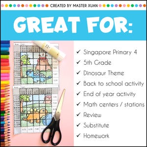 Dinosaur Craft Printables Paper Weave Crafts for Adding and Subtracting ...