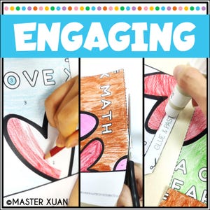 Area and Perimeter Worksheets for 3rd Grade Math Valentine's Day ...