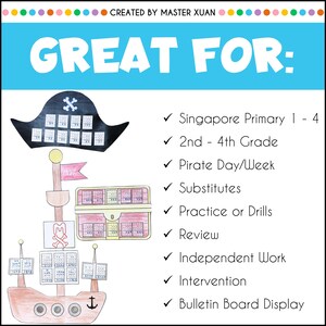 Kids Printable Pirate Ship Hat Mathematics Printables Pirate Crafts for ...