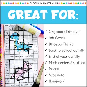 Dinosaur Craft Printables Paper Weave Crafts for Divide Whole Numbers ...