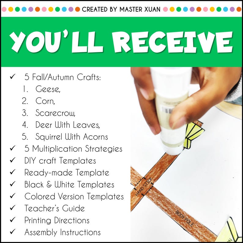 Fall Autumn Math Printable Arrays Repeated Addition 2nd 3rd Grade ...