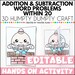 Addition and Subtraction up to 20 Word Problems Math Center 3D Humpty ...