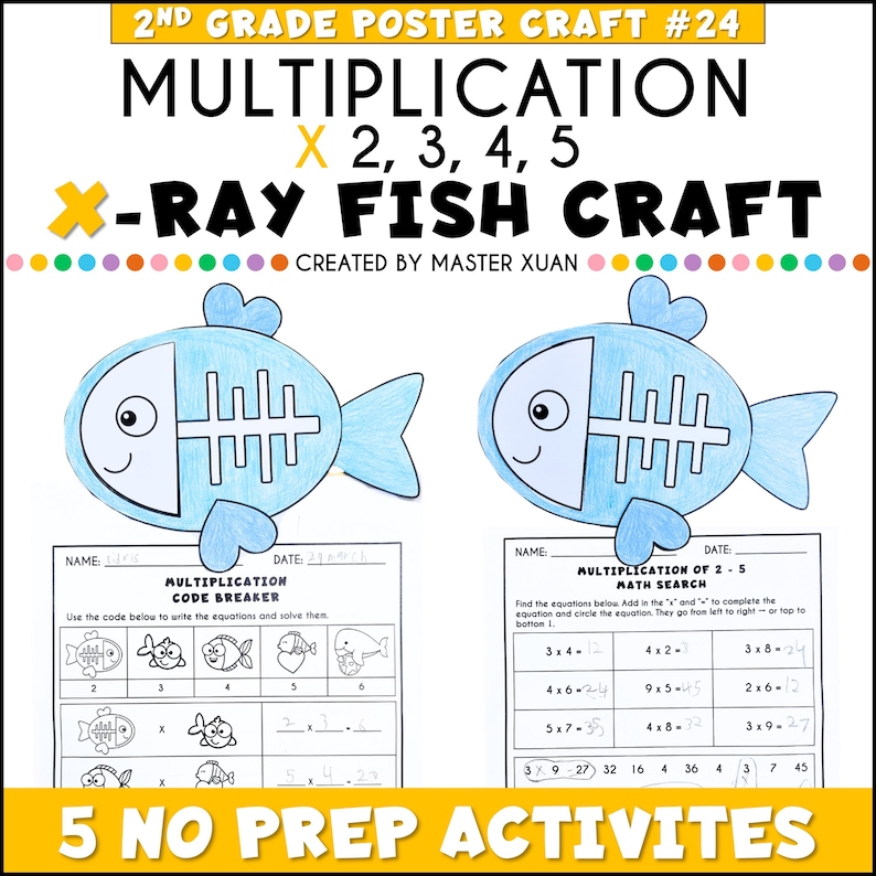 Basic Multiplication Practice Worksheets 2nd Grade Math Facts ...