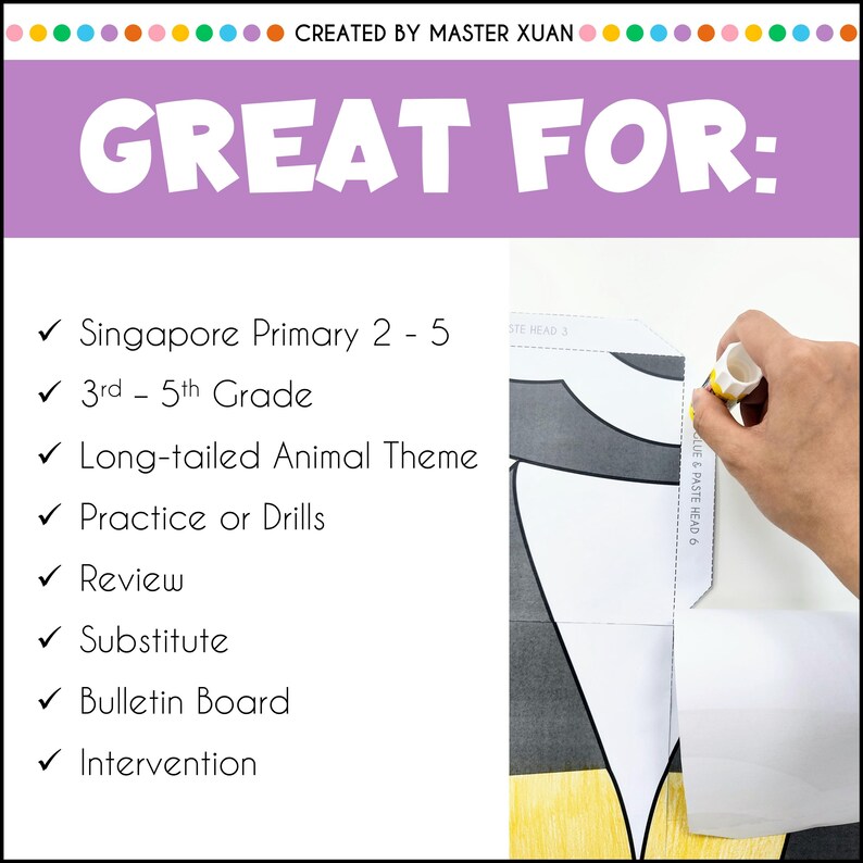 Animal Crafts for Kids Printable Activity for Math Bulletin Board for ...