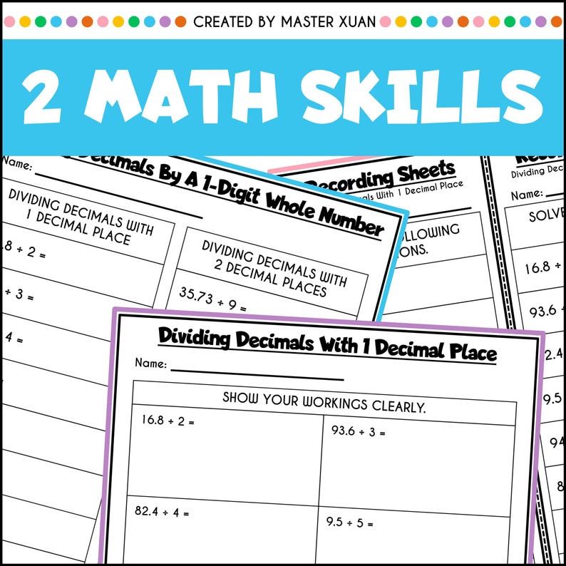 Dinosaur Craft Printables Paper Weave Crafts for Dividing Decimals by ...