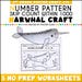 Shark Paper Craft 3D Shapes for Kids Kid Printable Crafts Nets Surface ...