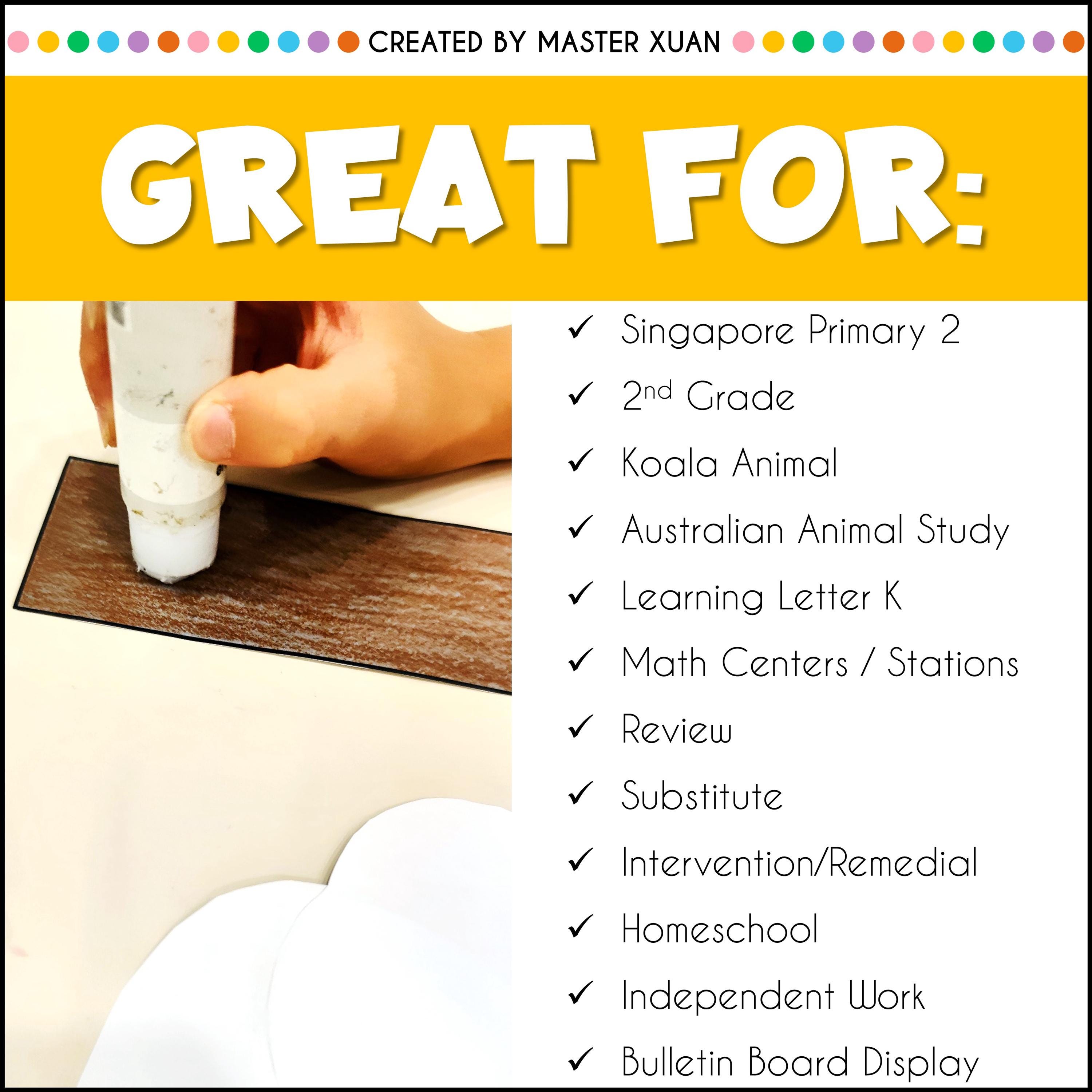 Koala Craft, Balancing & Solving One Step Equations With Addition and ...