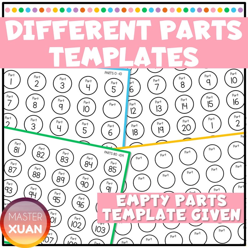 Number Bonds Kindergarten 1st Grade Math Craft Kids Activity Part Part ...