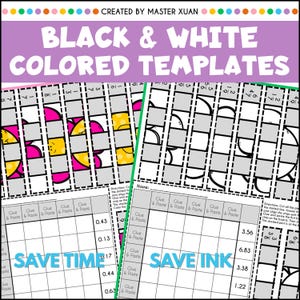 Convert Fractions to Decimals With Long Division Activity With Spring ...