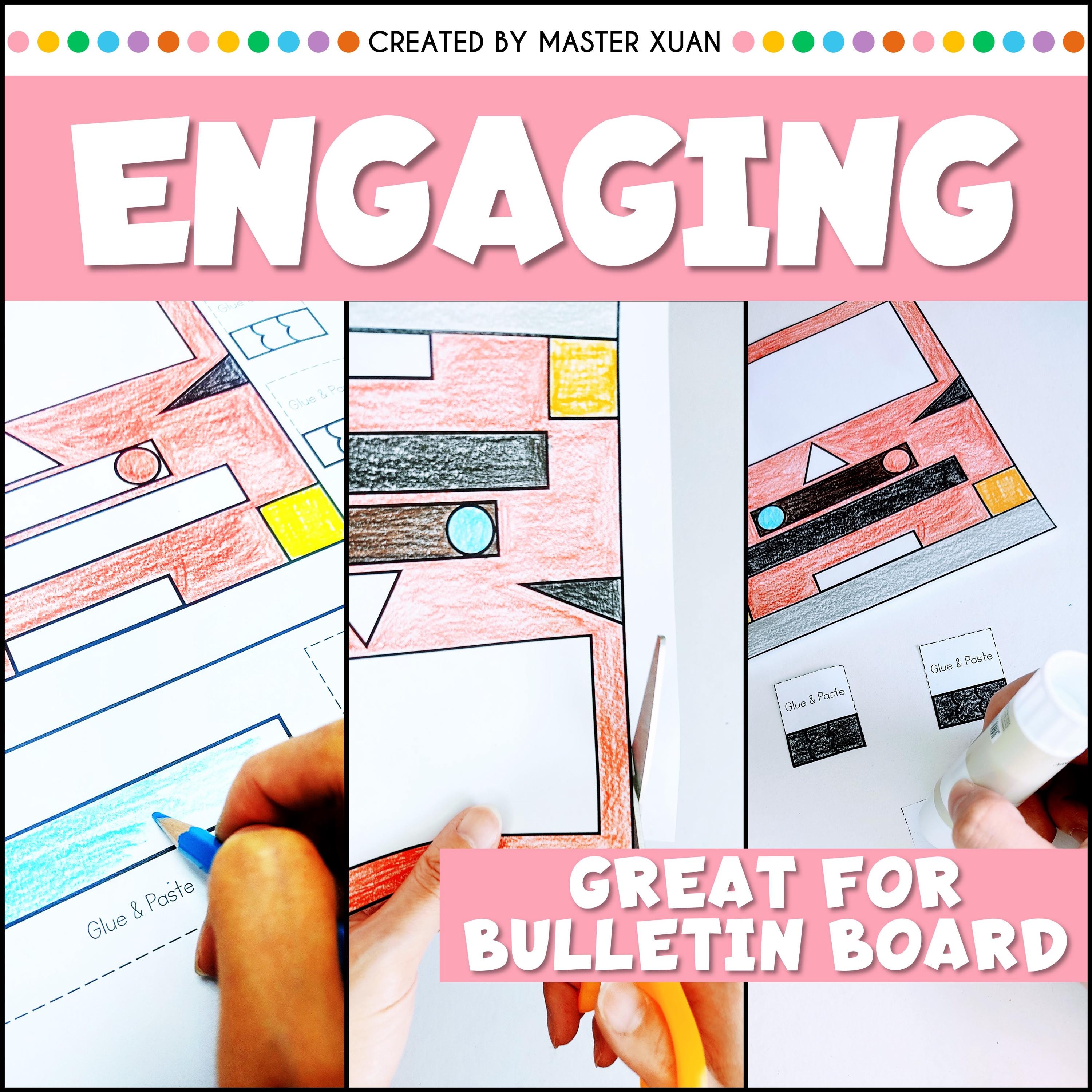 Fire Truck Craft Template for First Grade Math Patterns Bar Graph ...