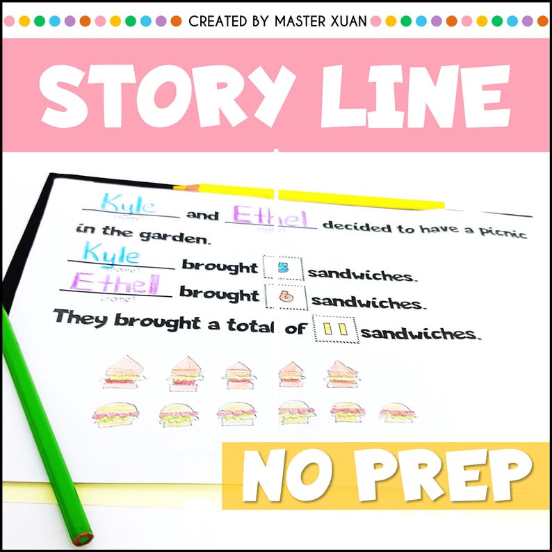 Cut and Paste Activity for 1st Grade Math Add & Subtract Within 20 ...