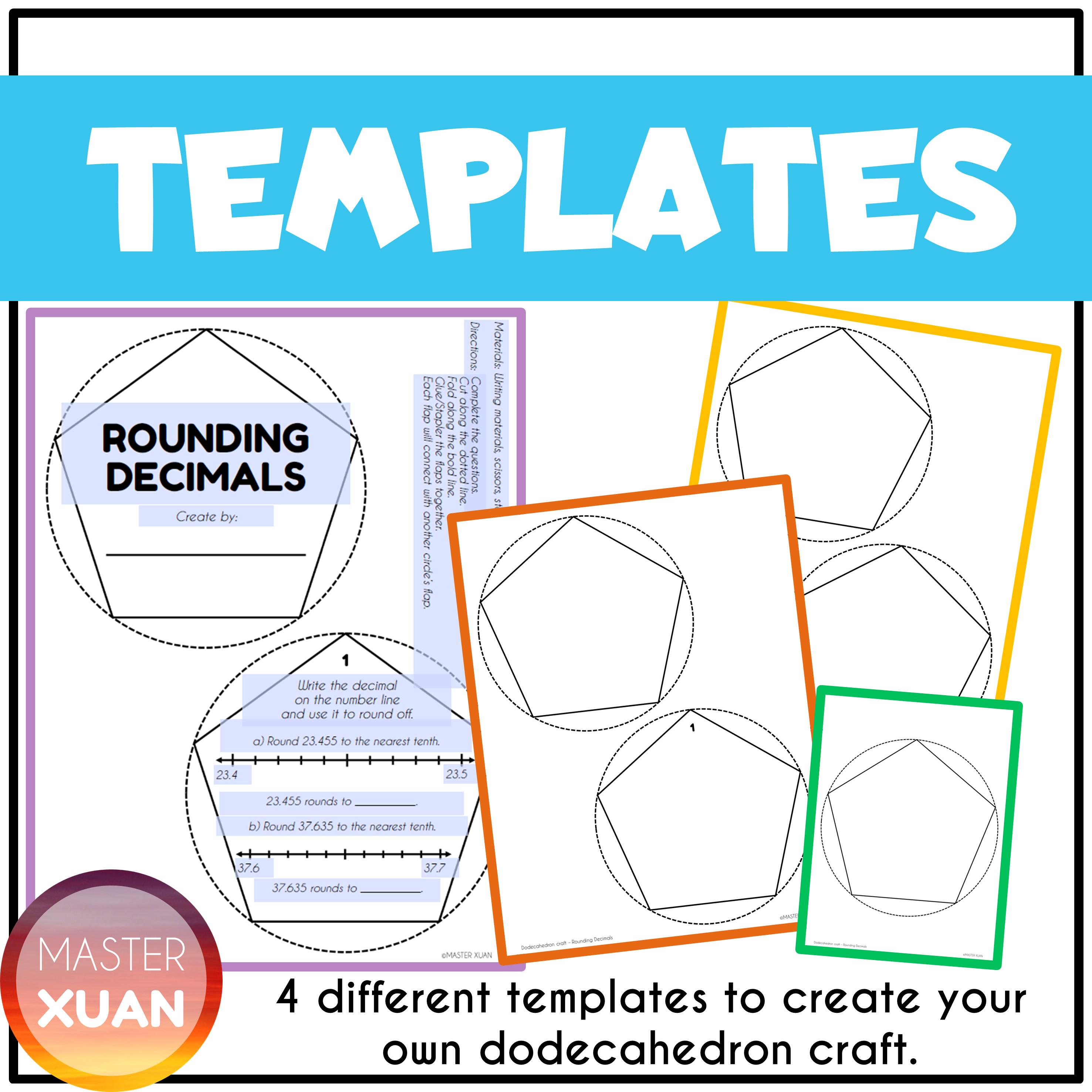 Fifth Grade Math Worksheets for Rounding Decimals Activity for Kids ...